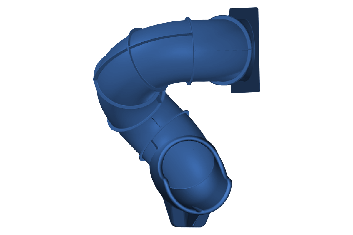 Premium Turbo Tube Slide - Multiple Colors and Deck Heights - Made in ...