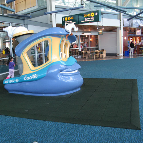 PlayFall Playground Safety Tiles 2' x 2' (4 sq. ft.) - Multiple Colors ...