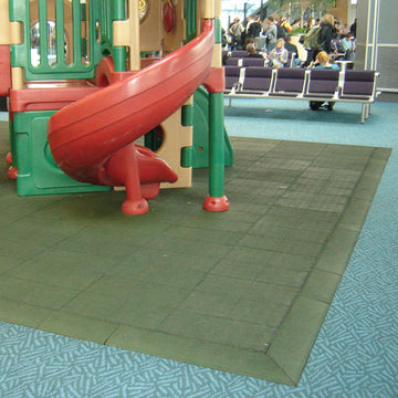 PlayFall Playground Safety Tiles 2' x 2' (4 sq. ft.) - Multiple Colors ...